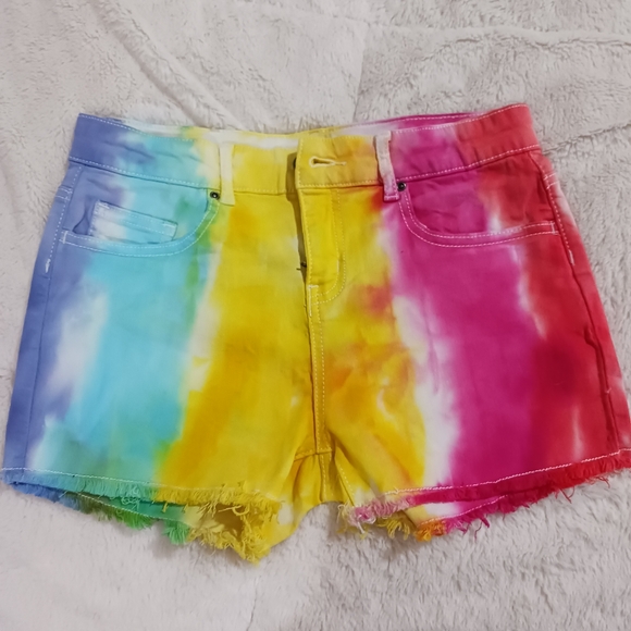 kidpik | Bottoms | Tie Dye Rainbow Shorts | Poshmark
